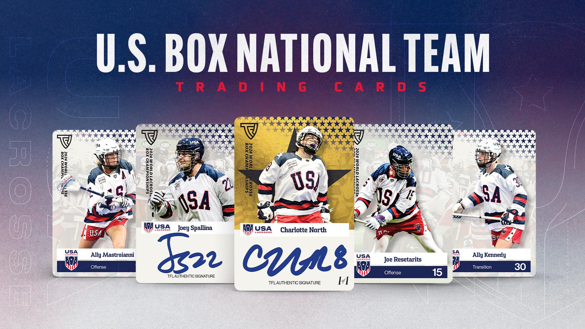 2024 World Lacrosse Box Championships Trading Cards on Sale Now | USA ...